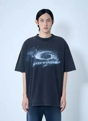 Balenciaga Medium Fit T-shirt - Gray