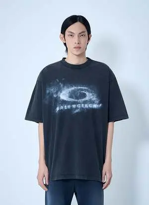 Balenciaga Medium Fit T-shirt - Gray