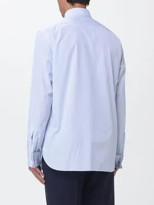 Zegna Classic Striped Poplin Shirt - Blue