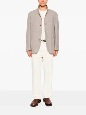 Brunello Cucinelli Lightweight Cashmere Outerwear Blazer - Multicolor