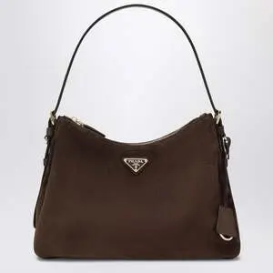 Prada Dark Suede Bag - Brown