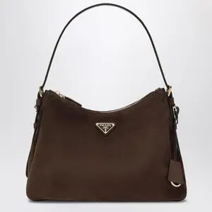 Prada Dark Suede Bag - Brown