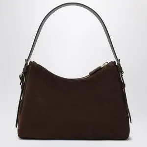 Prada Suede Shoulder Bag - Brown