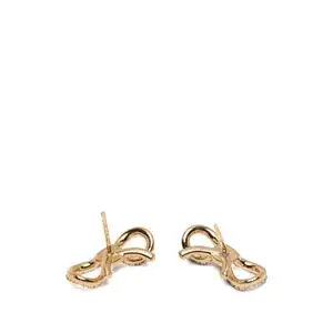 FERRAGAMO Crystal Pavé Bow Earrings