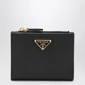 Prada Saffiano Leather Wallet - Black