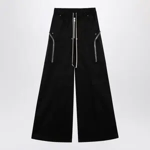 Rick Owens Cotton Trousers - Black