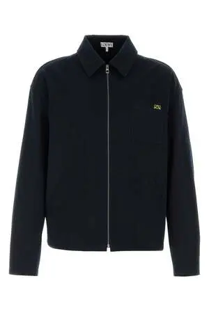 Loewe Navy Cotton Jacket - Blue