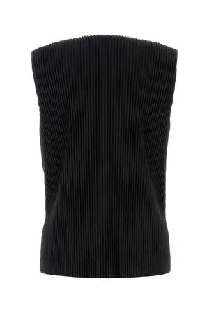 Issey Miyake Polyester Vest - Black