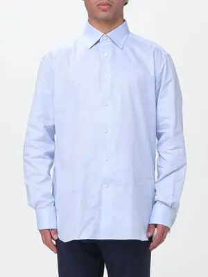 Zegna Cotton Poplin Classic Shirt - Blue