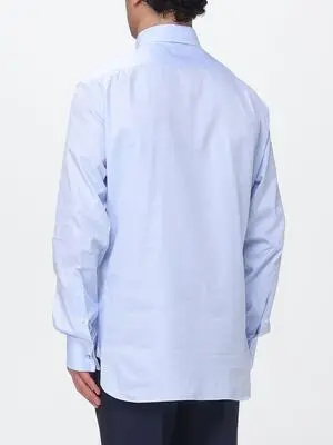 Zegna Cotton Poplin Classic Shirt - Blue