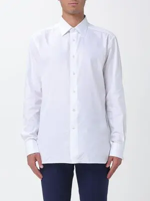 Zegna Cotton Poplin Classic Shirt - White