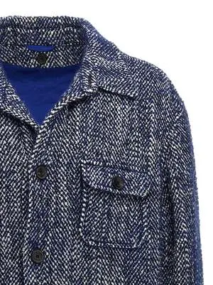 Etro Chevron Wool Blend Jacket