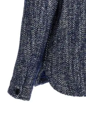 Etro Chevron Wool Blend Jacket