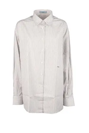 Prada Striped Button-up Shirt - Multicolor