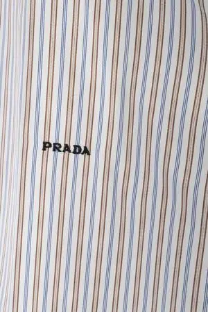 Prada Striped Button-up Shirt - Multicolor