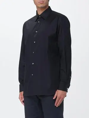 Zegna Basic Stretch Poplin Shirt - Black