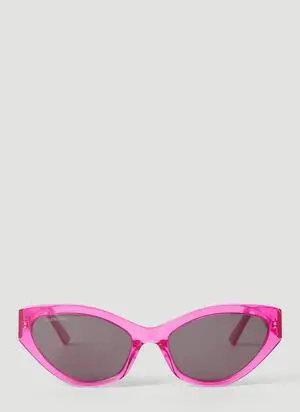 Balenciaga Flat Cat Eye Sunglasses - Pink