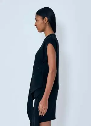 LEMAIRE Sleeveless Buttoned Top