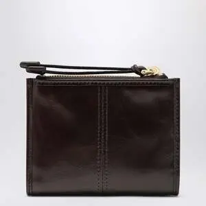 Prada Small Dark Leather Wallet