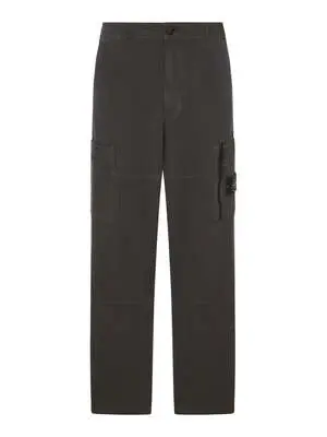 Stone Island Cotton Ripstop Cargo Trousers - Multicolor