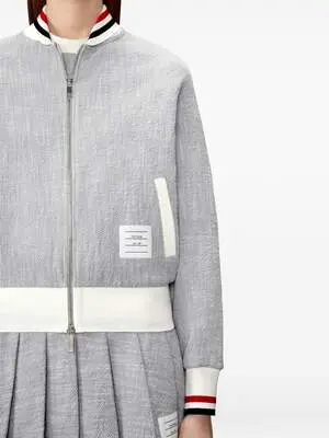 Thom Browne Rwb Cotton Bomber Jacket