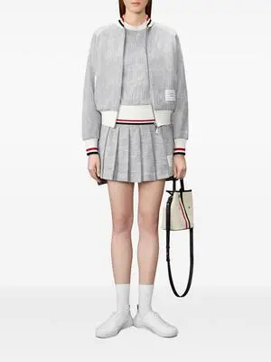 Thom Browne Rwb Cotton Bomber Jacket - Multicolor