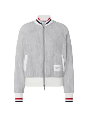 Thom Browne Rwb Cotton Bomber Jacket - Multicolor
