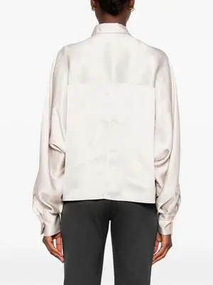 Brunello Cucinelli Silk Button Up Shirt - Multicolor
