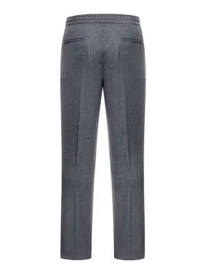 Brunello Cucinelli Wool Trousers With Pleats