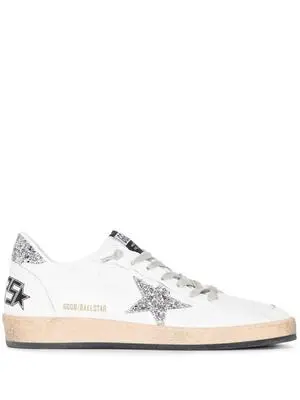 GOLDEN GOOSE Ball Star Leather Sneakers - Multicolor
