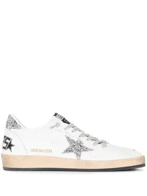 GOLDEN GOOSE Ball Star Leather Sneakers - Multicolor