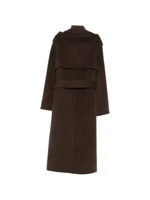 Alberta Ferretti Wool Trench Coat - Multicolor