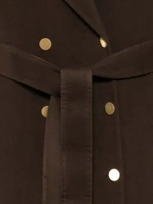 Alberta Ferretti Wool Trench Coat - Multicolor