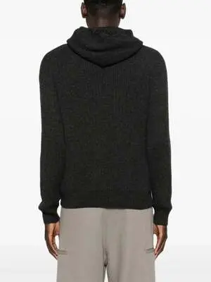 Tagliatore Wool Hooded Sweater - Multicolor