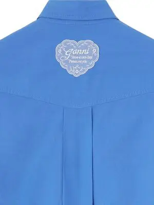 GANNI Organic Cotton Shirtdress - Multicolor