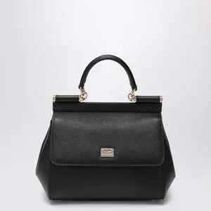 Dolce & Gabbana Medium Sicily Hand Bag - Black
