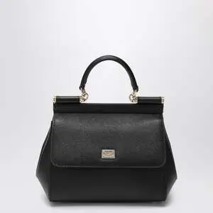 Dolce & Gabbana Medium Sicily Handbag - Black