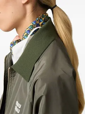 Miu Miu Zipped Blouson Jacket