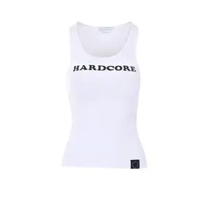 Stella McCartney Hardcore Slogan Tank Top - White