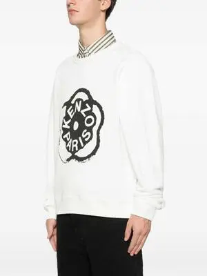 Kenzo Printed Sweatshirt - White