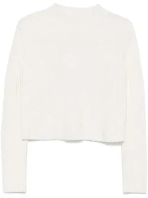 Max Mara MAX MARA Cable-Knit Cashmere Pullover Multicolor