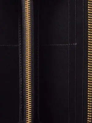 Miu Miu Large Nappa Matelasse Wallet - Black