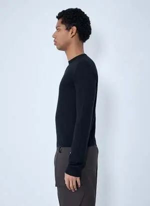 Rick Owens Cashmere Fine Knit Sweater - Black