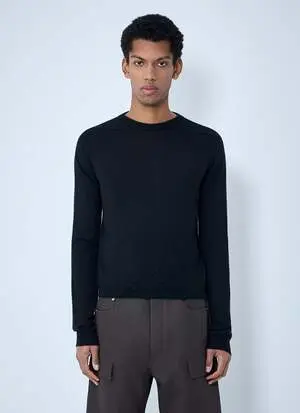 Rick Owens Cashmere Fine Knit Sweater - Black