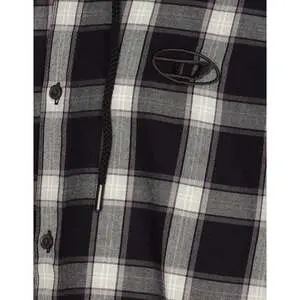 DIESEL® Logo S-ix-ajfi Check Shirt