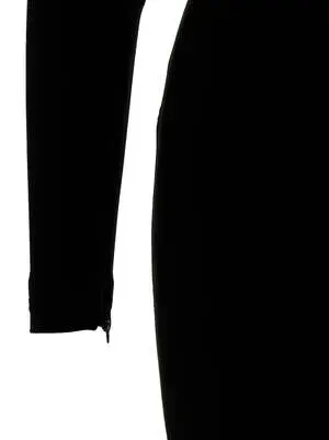 Balenciaga Stretch Ruched Twill Minidress