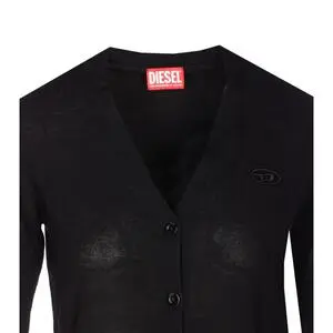 DIESEL® Logo Cardigan - Black