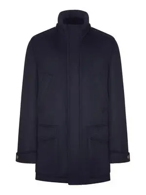 Brunello Cucinelli Cashmere Field Jacket - Blue