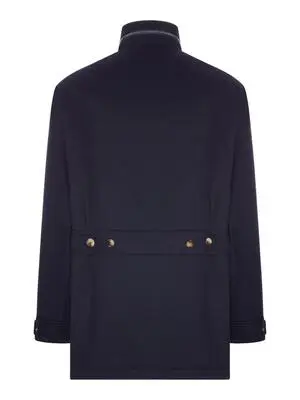 Brunello Cucinelli Cashmere Field Jacket - Blue