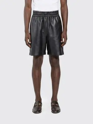 Gucci Lambskin Leather Shorts - Black